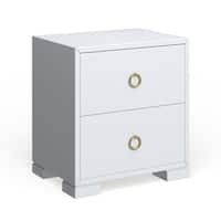 SAFAVIEH Couture High Line Collection Laila Light Grey Lacquer Storage ...