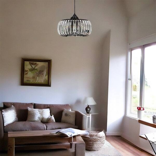 Adjustable Color Temperature Oblate Crystal Dimmable Chandelier - Bed ...