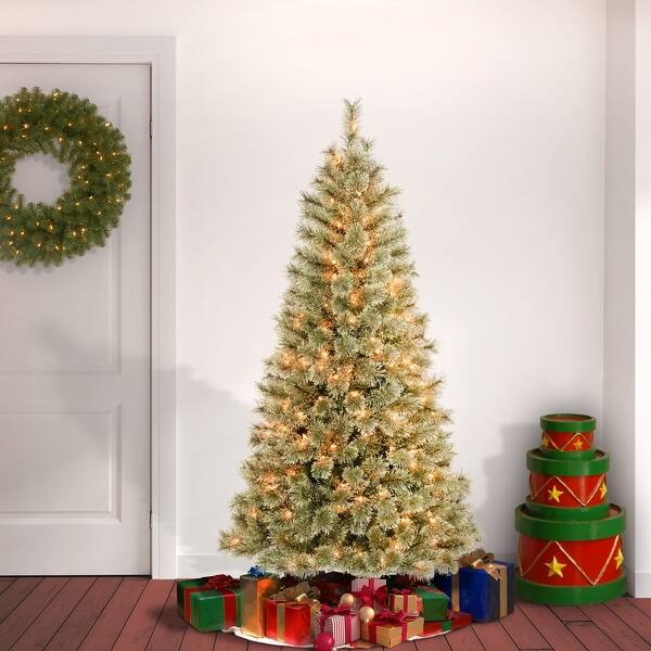 First Traditions™ 6 ft. Arcadia Pine Tree with Clear Lights - On Sale ...