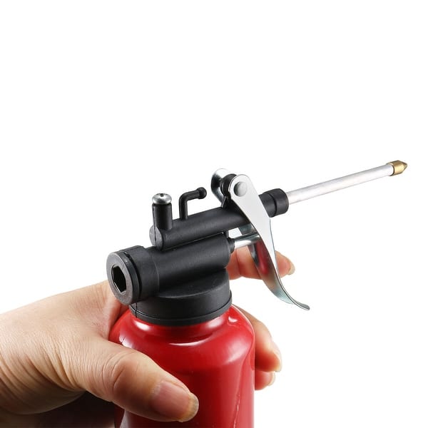 High Pressure Feed Handheld Compressed Air Oil Gun Bottle Red - Red ...