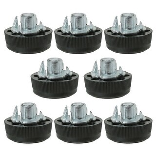 M8 x 10 x 30mm Screw on Furniture Glide Leveling Feet Floor Protector ...