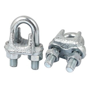 18mm Inner Width Stainless Steel Wire Rope Cable Clip Saddle U Clamps 2 ...