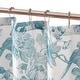 Lush Decor Bird And Hydrangea Toile Teal Shower Curtain - Bed Bath ...