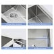 21 Inch Drop-in Single Bowl 16 Gauge Stainless Steel Kitchen Sink with ...