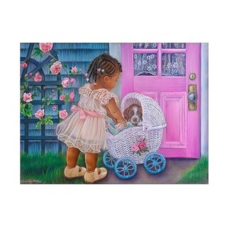 Tricia Reilly Matthews 'Puppy Love' Canvas Art - Bed Bath & Beyond ...