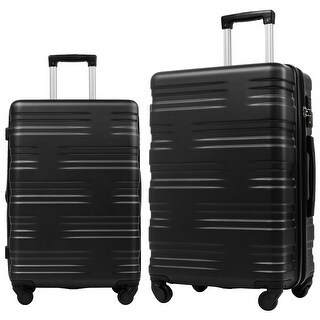 Luggage Sets of 2 Piece Carry on Suitcase with Hard Case Expandable ...