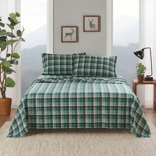 Sheet Set Green Plaid - Bed Bath & Beyond - 43837319