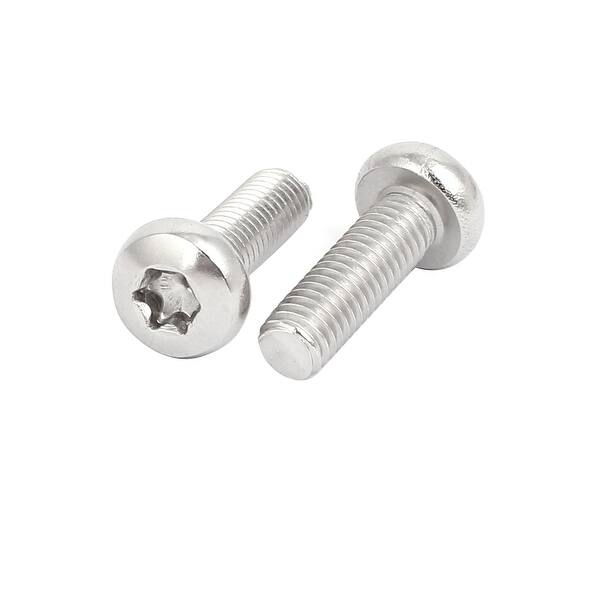 M5x16mm 316 Stainless Steel Pan Head Torx Socket Cap Security Screw ...