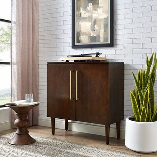 Crosley Enzo Medium Record Storage Media Console - On Sale - Bed Bath ...