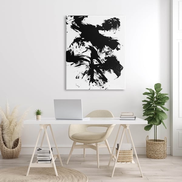 Stupell Modern Silhouette Brushed Shape Canvas Wall Art by Allan ...