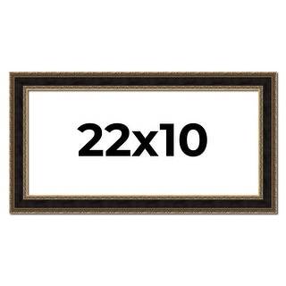 22x10 Frame Gold Antique Vintage Sold Wood Picture Frame | 1.75 Inch ...