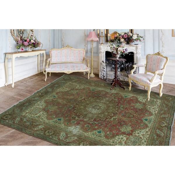 Semi Antique Mohib Rusty-Red/Brown Rug - 9'8" x 12'3" - Bed Bath ...