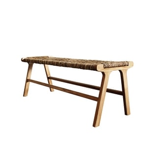 Carolina Living Karson 48" Banana Weave Bench - Bed Bath & Beyond ...