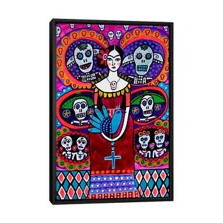 iCanvas "Day of the Dead V" by Heather Galler Framed Canvas Print - Bed ...
