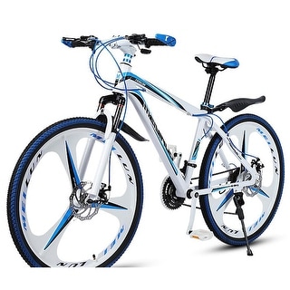 White New Python shaped mountain bike 26 inch one wheel double disc - 8 ...