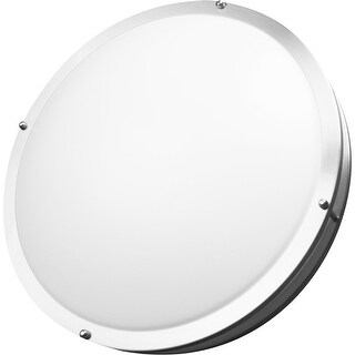 LED DOUBLE RING CEILING FLUSH, 5000K, 116 degree, CRI80, ES, UL, 26W ...