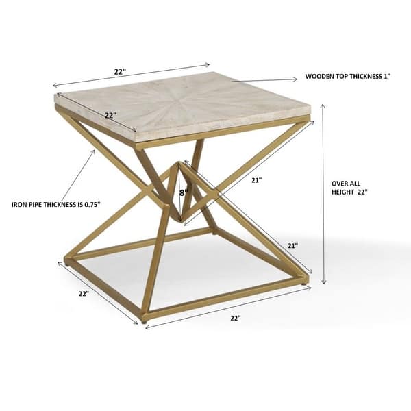 Posh Pollen Winnie End and Side Table - Bed Bath & Beyond - 32222391