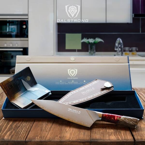 Chef Knife - 8 inch - Valhalla Series - 9CR18MOV HC Steel Kitchen Knife ...