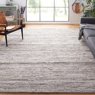 SAFAVIEH, Handmade Casablanca Shag Emlyn Stripe Wool Rug - Bed Bath ...