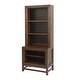 Bookcase Pier, No Assembly Required, Two-Tone Finish - Bed Bath ...