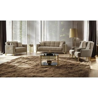 Mero 4 Pieces Living Room Sets 1 Sofa 1 Loveseat 2 Chair - Bed Bath ...