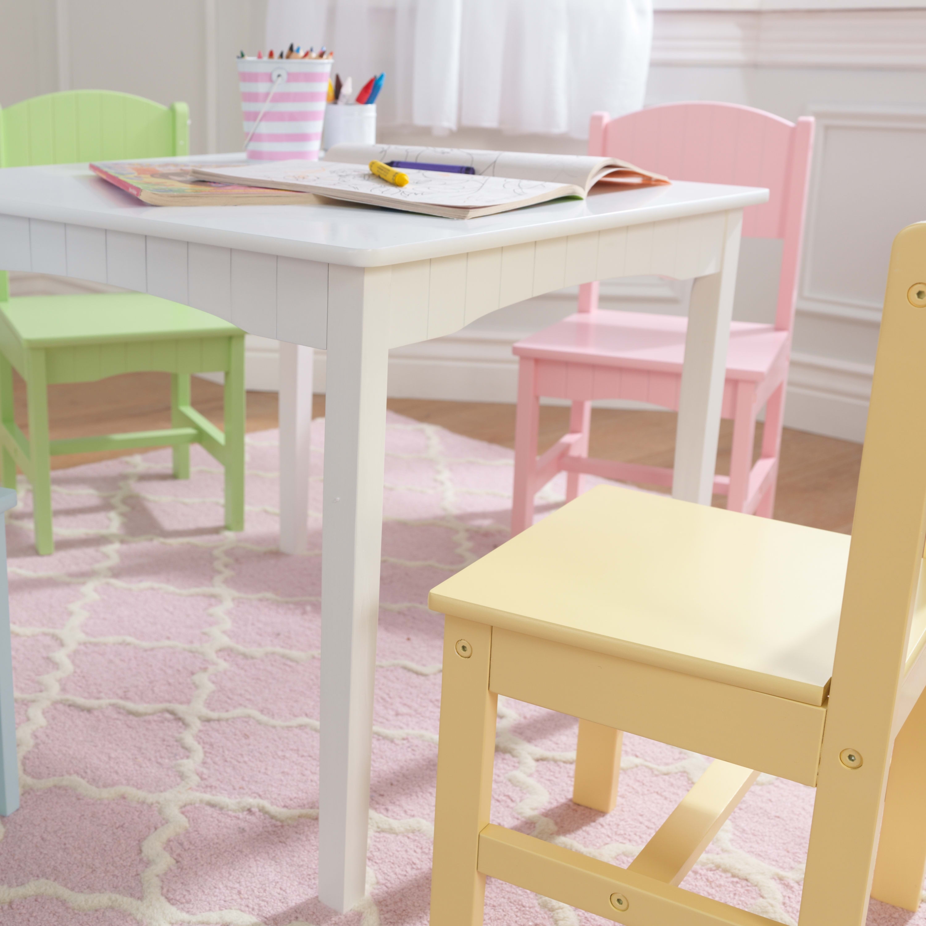 pastel dining set
