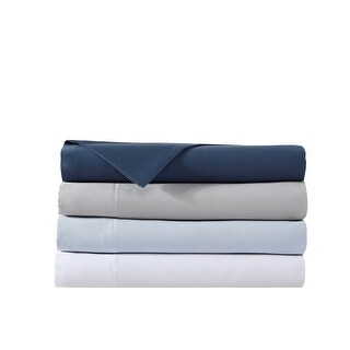 Nautica Oceane Solid Cotton Sheet Set - Bed Bath & Beyond - 32350958