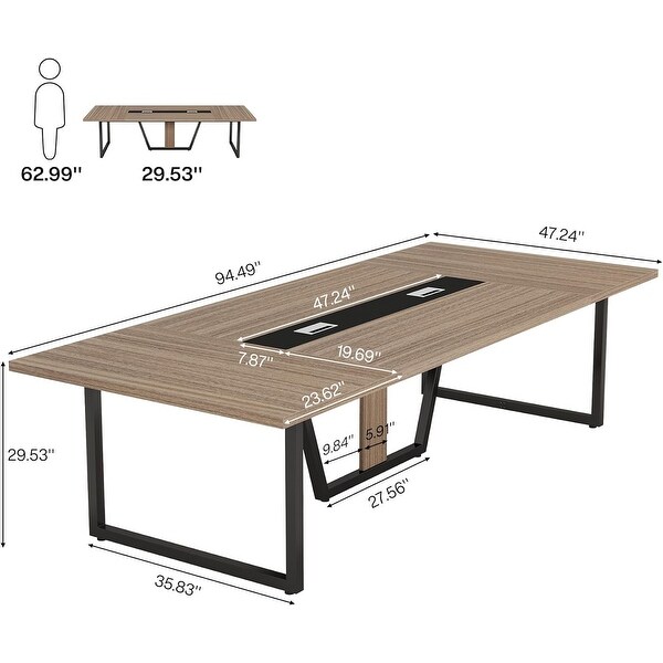 8FT Conference Table for 10 People On Sale Bed Bath Beyond 39312463