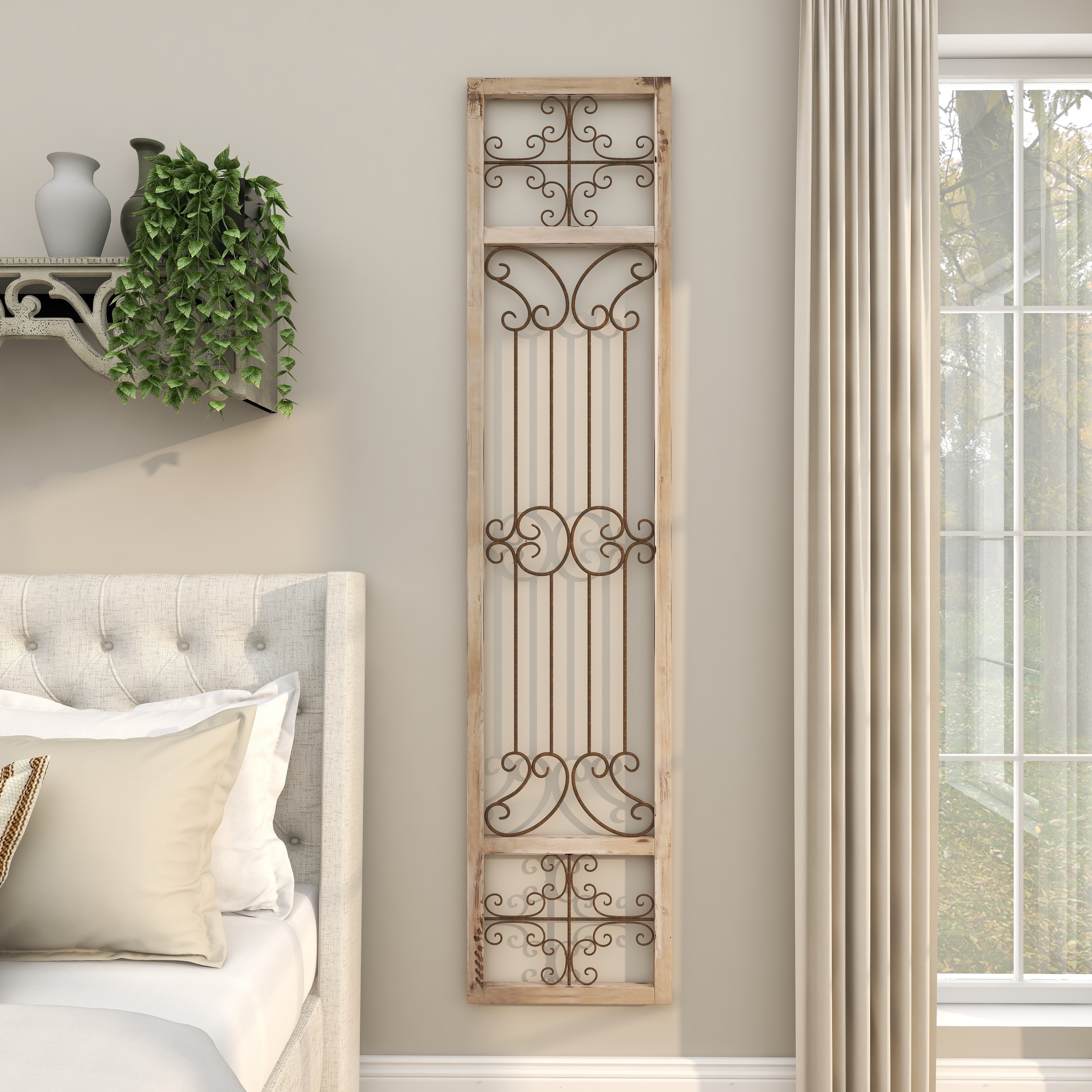 ornamental panel scroll