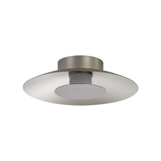 Golden Lighting 6400-FM12 SAN Luma 12" Wide Semi-flush Ceiling Fixture ...
