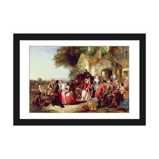 iCanvas "The Arrival of the Coach, 1850 " by Thomas Falcon Marshall ...