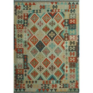 Hand-Woven Sangat Kellen Lt. Brown/Rust Rug - 4'11" x 6'8" - Bed Bath ...