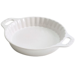 9 Inch White Ceramic Pie Dish - Bed Bath & Beyond - 39489862