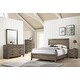 Linette 5 Piece Brown Panel Bedroom Set - Bed Bath & Beyond - 39071941