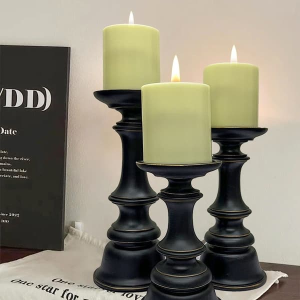 bed bath and table candlesticks