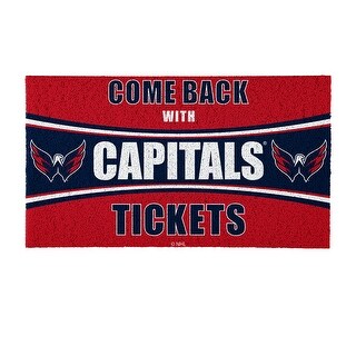 Vancouver Canucks 28 in. x 16 in. PVC "Come Back With Tickets" Trapper ...