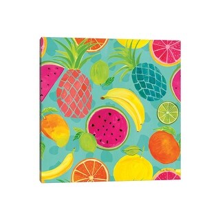 iCanvas "Tutti Frutti Pattern IIIB" by Farida Zaman Canvas Print - Bed ...