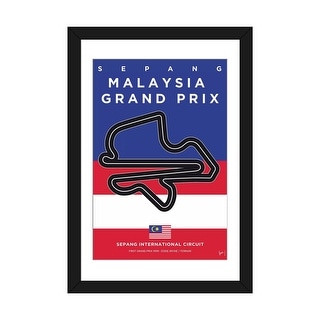 iCanvas "F1 Sepang Race Track Minimal Poster" by Chungkong - Bed Bath ...