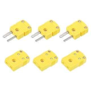 K Type Thermocouple Wire Connectors Male Female Plug 220°C(428°F ...
