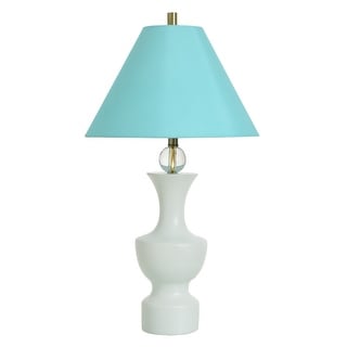 StyleCraft Dann Foley Lifestyle - Ceramic Table Lamp - Capri White ...