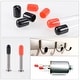 Rubber End Caps Plastic Vinyl Round Tube Bolt Cap Cover Screw Thread ...