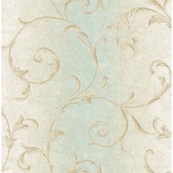 acanthus scroll wallpaper