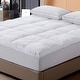 Royal Velvet Cotton Cover 5 Inch Featherbed - White - Bed Bath & Beyond ...
