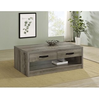 Coaster Furniture Felix 2-Drawer Rectangular Engineered Wood Coffee ...