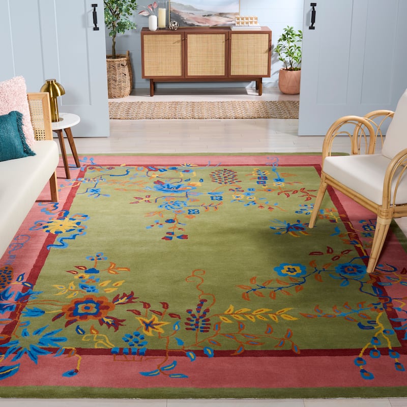 SAFAVIEH Handmade Metro Iroda French Country Wool Rug - On Sale ...