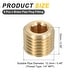 Brass Pipe Plug Fitting, Male Hex Counter Sunk Plug, Internal Thread ...