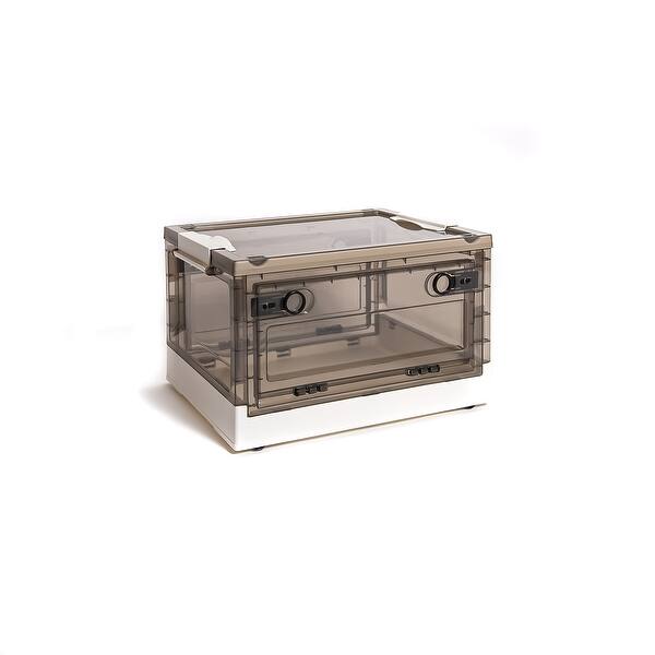 Aurora Home Easy Tidy Stackable Side Opening Collapsible Storage Box ...