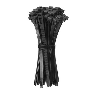 Releasable Cable Ties Adjustable Zip Ties Removable Indoor Outdoor Tie ...
