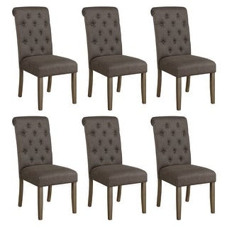 Emberton Tufted Back Dining Chairs (Set of 6) - Bed Bath & Beyond ...