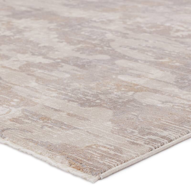 Kevin O'Brien by Jaipur Living Cumulus Abstract Tan/ Cream Area Rug ...